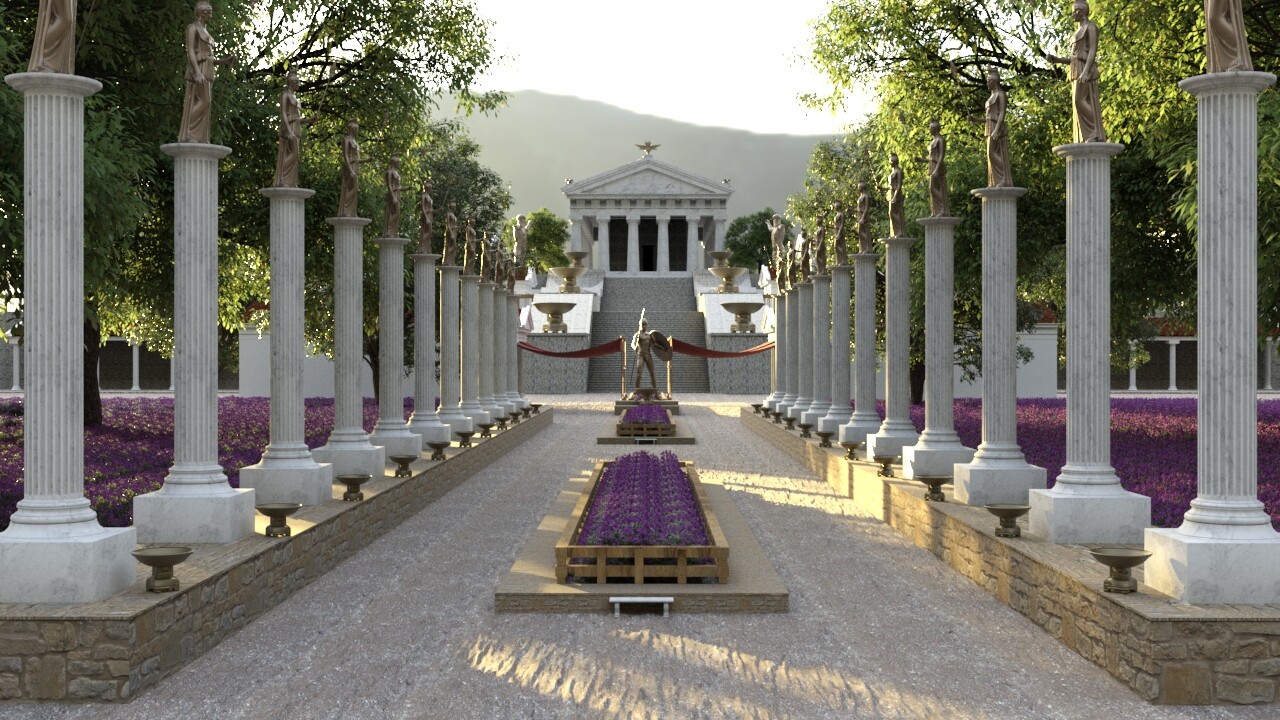 ArtStation - Greek temple