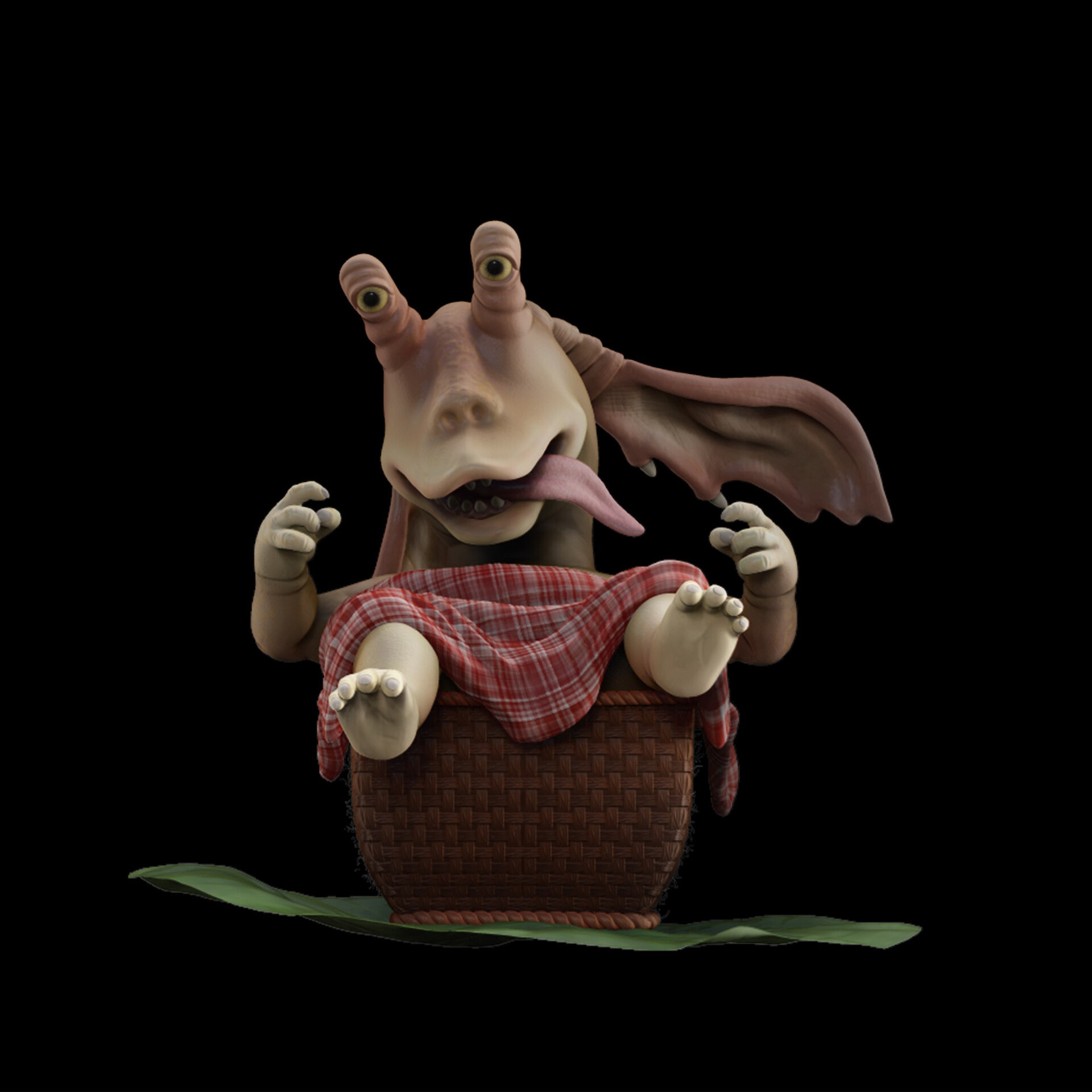 ArtStation - Baby Jar Jar Binks!!