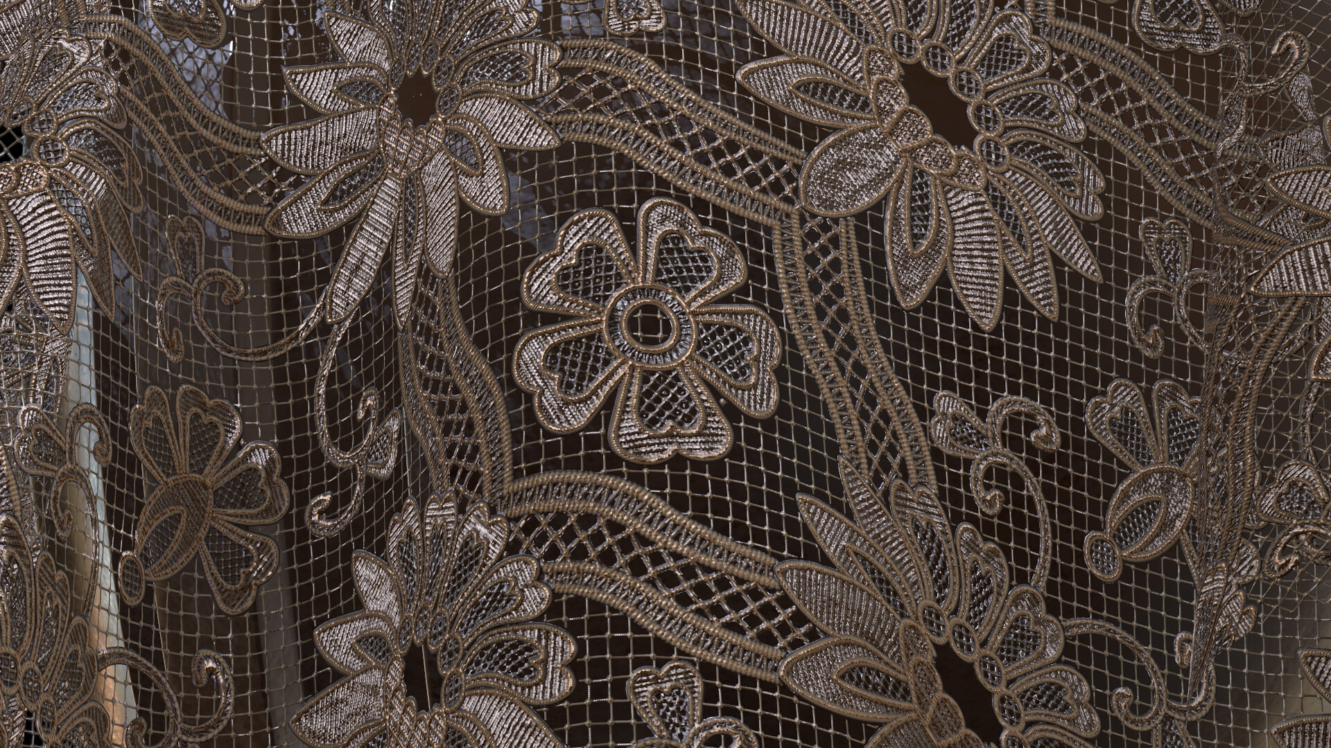 ArtStation - Lace Fabric Work - Substance Designer