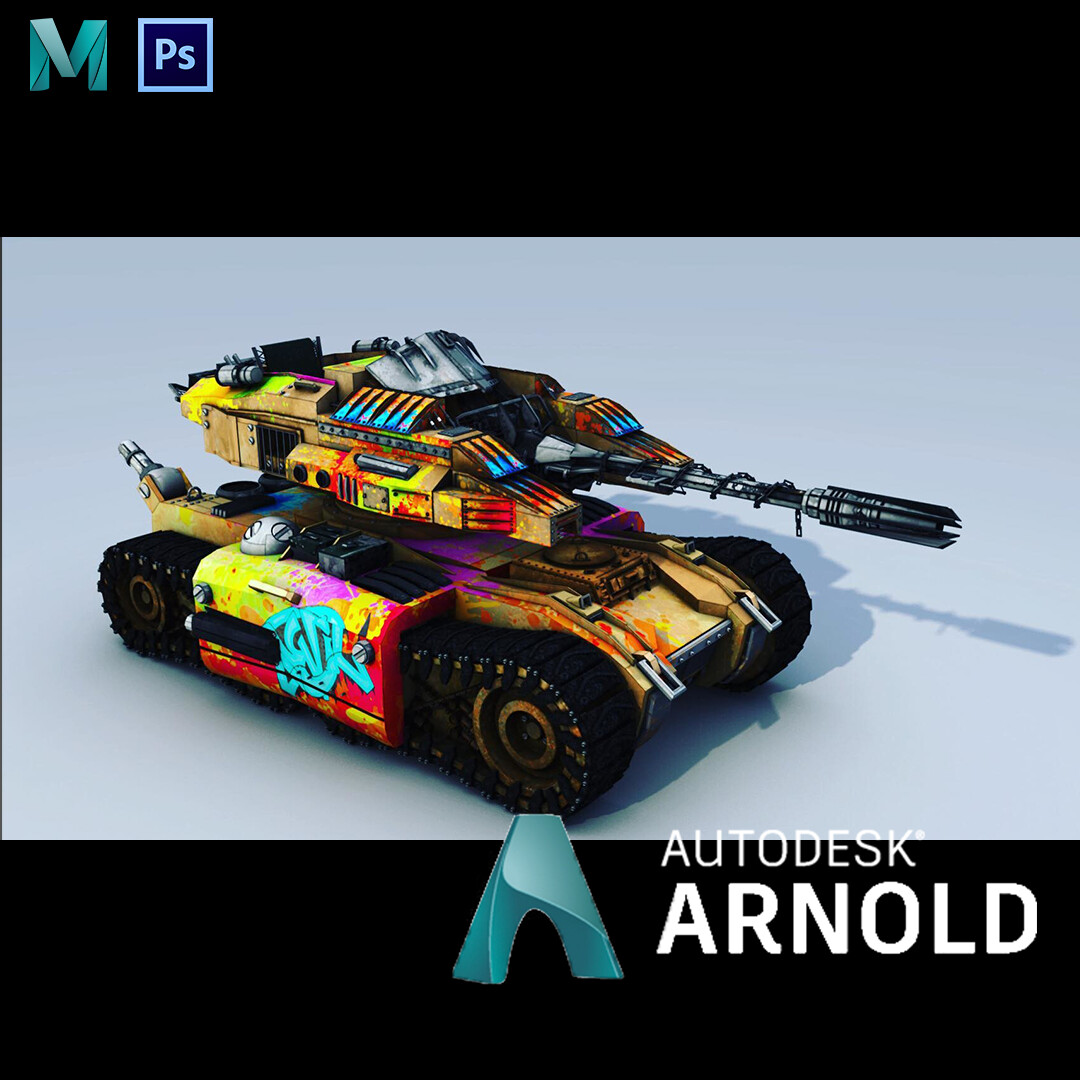 ArtStation - Graffiti Tank