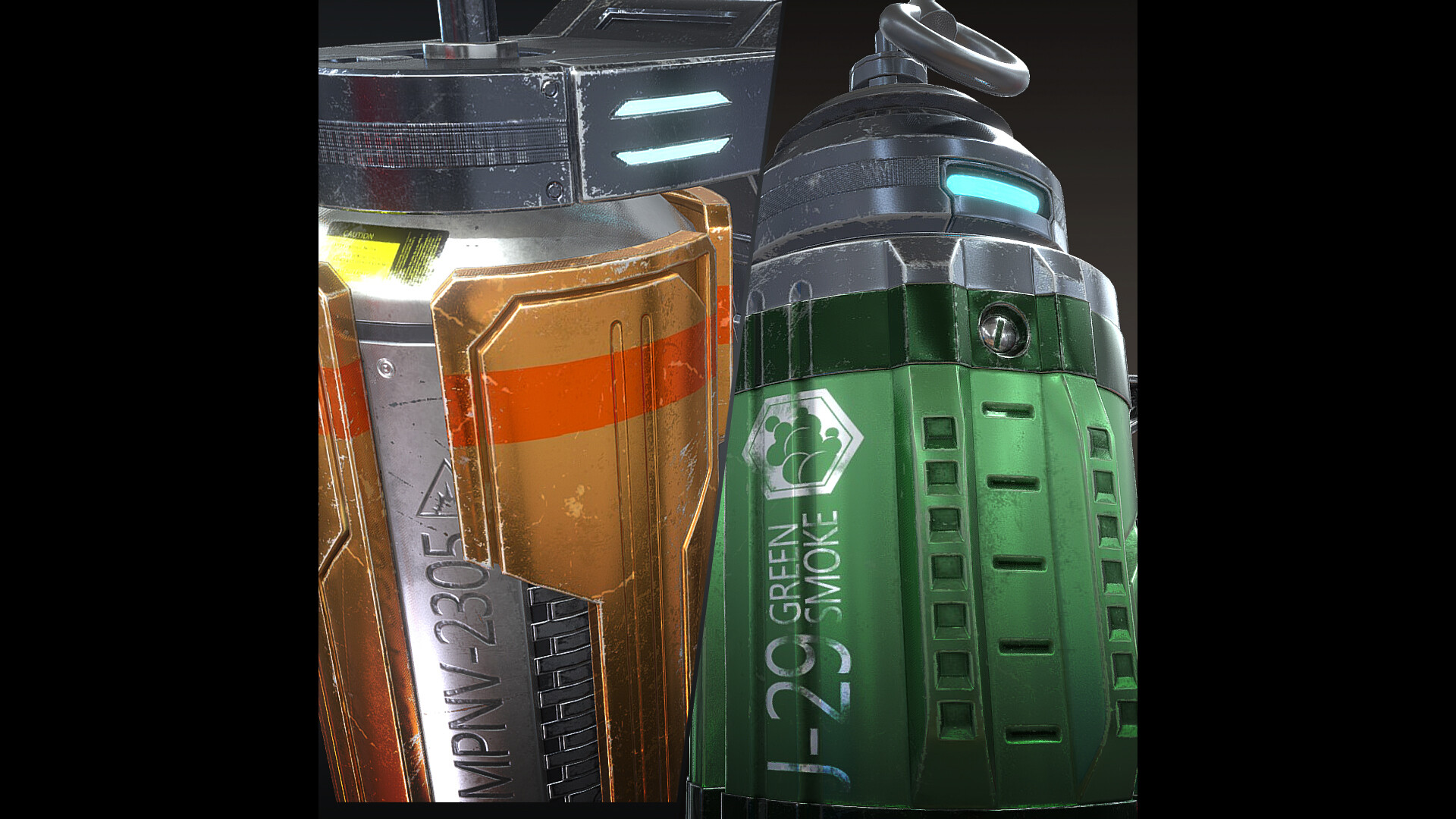 ArtStation - Sci-fi Grenades