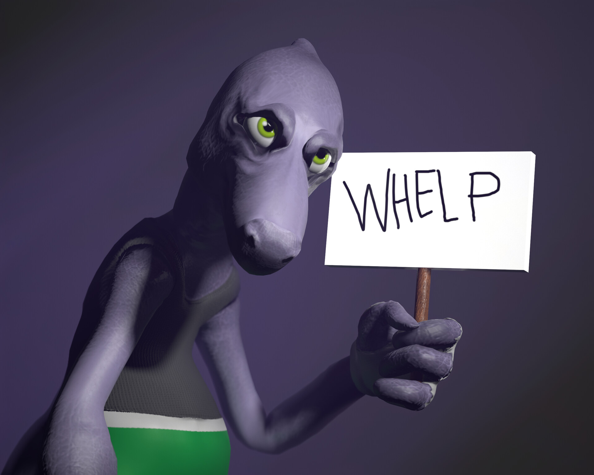 ArtStation - Tycho the Komodo - Real time character