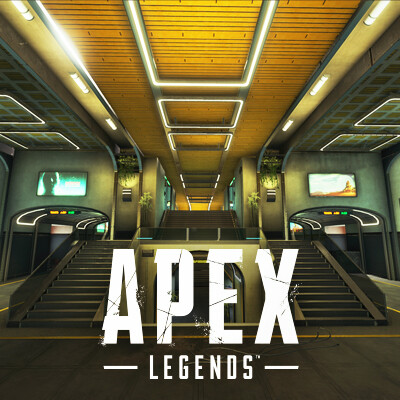 ArtStation - Apex Legends - World's Edge - Train Station Interior