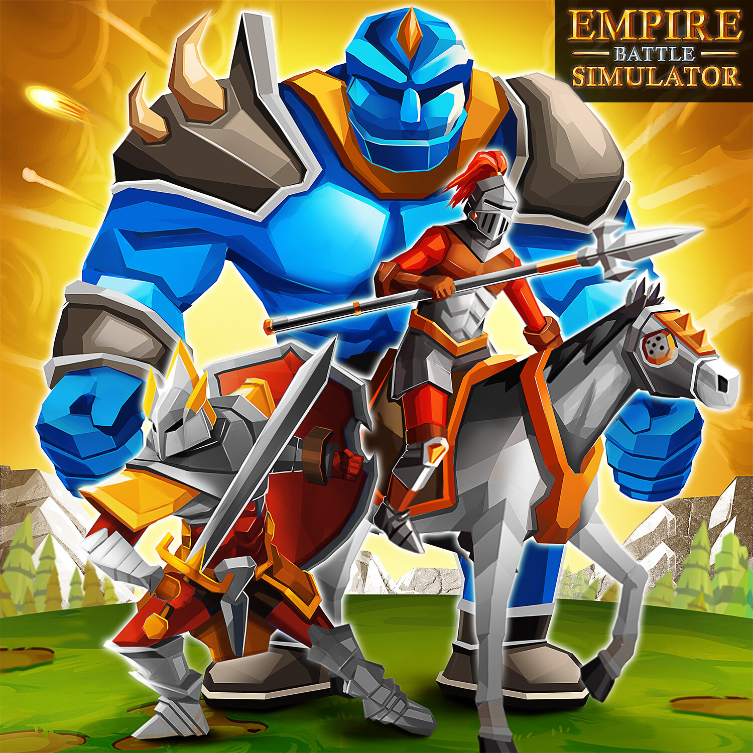 ArtStation - Empire Battle Simulator - Mobile GUI, 2D Art & 2D Animation