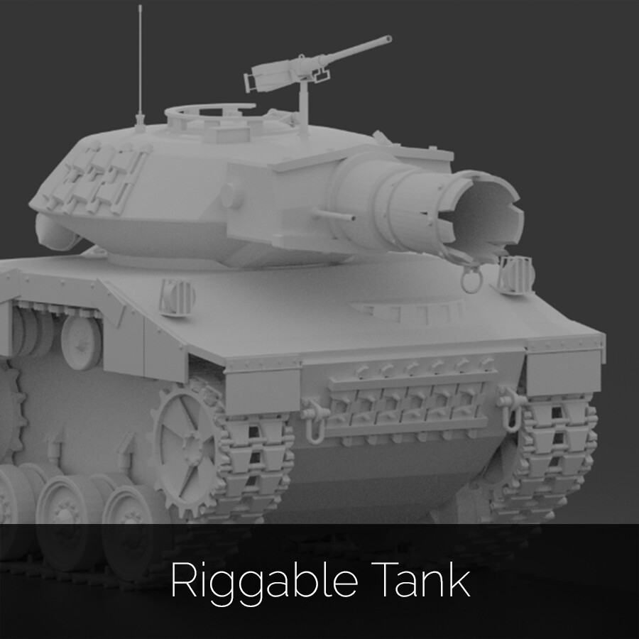 ArtStation - Riggable Tank