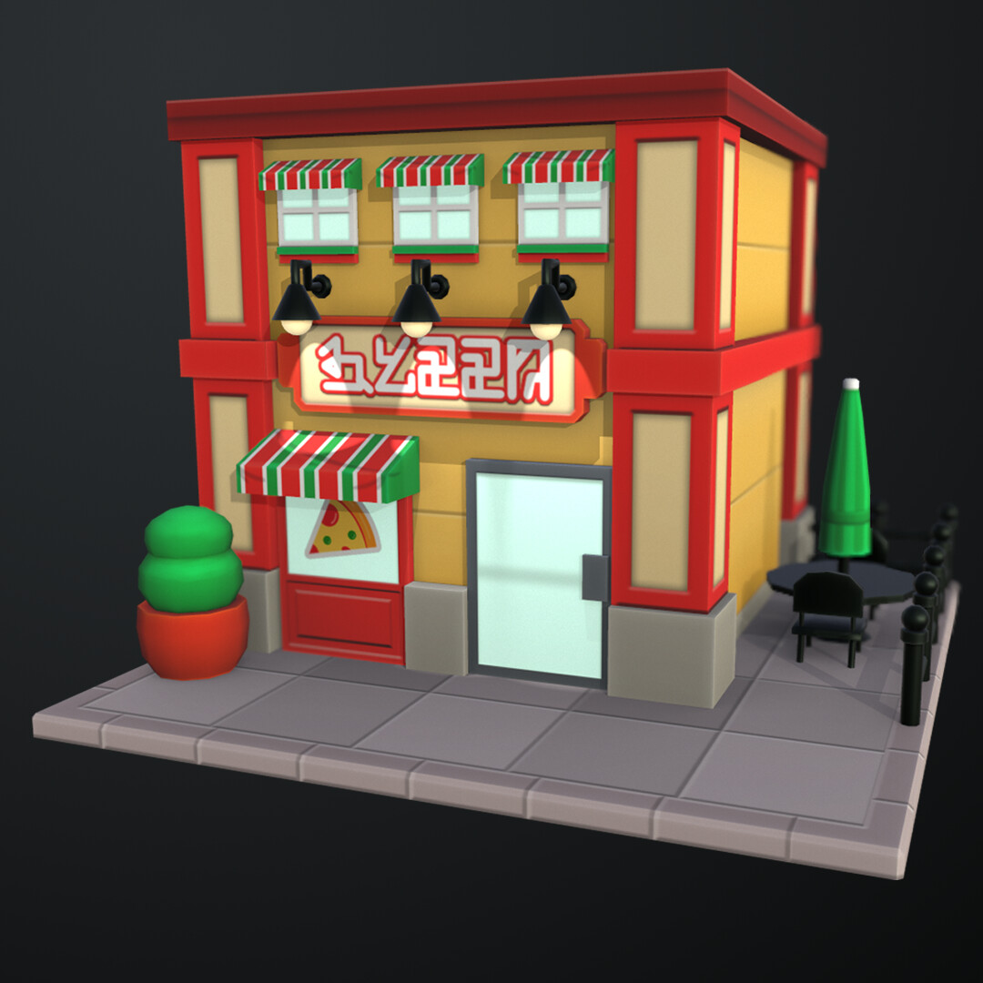 ArtStation - Pizza Parlor
