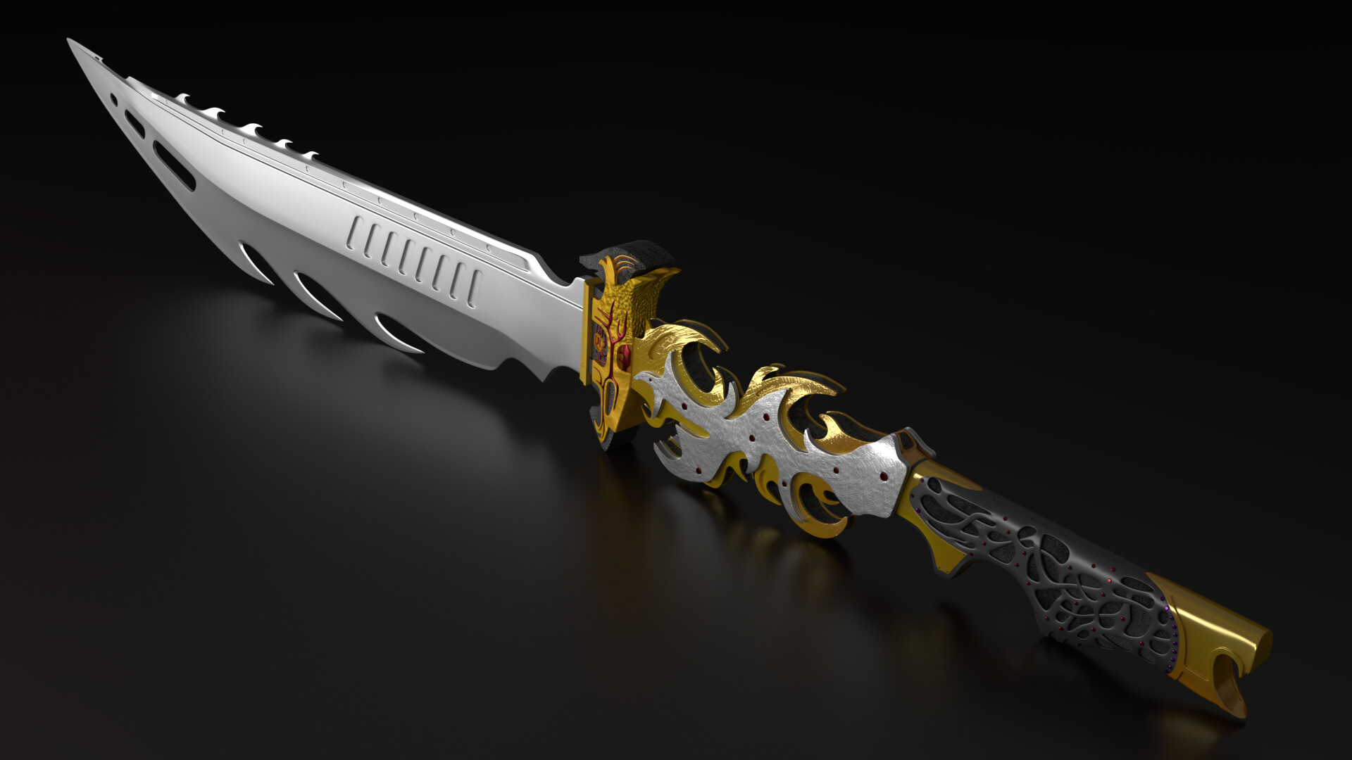 ArtStation - Dark Elf Knife