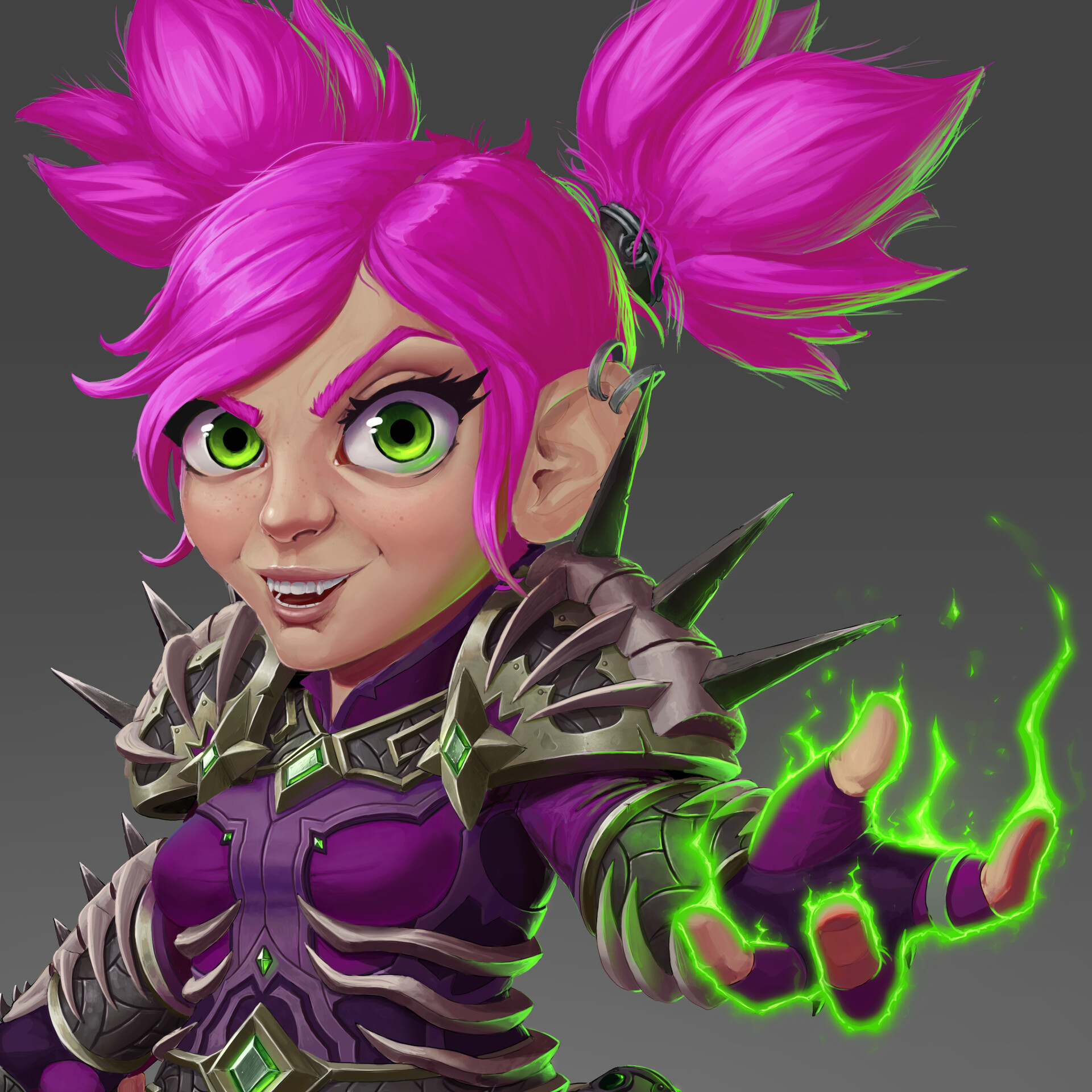 ArtStation - Gnome Warlock