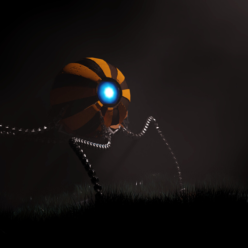 ArtStation - Recon bot (With rig examples)