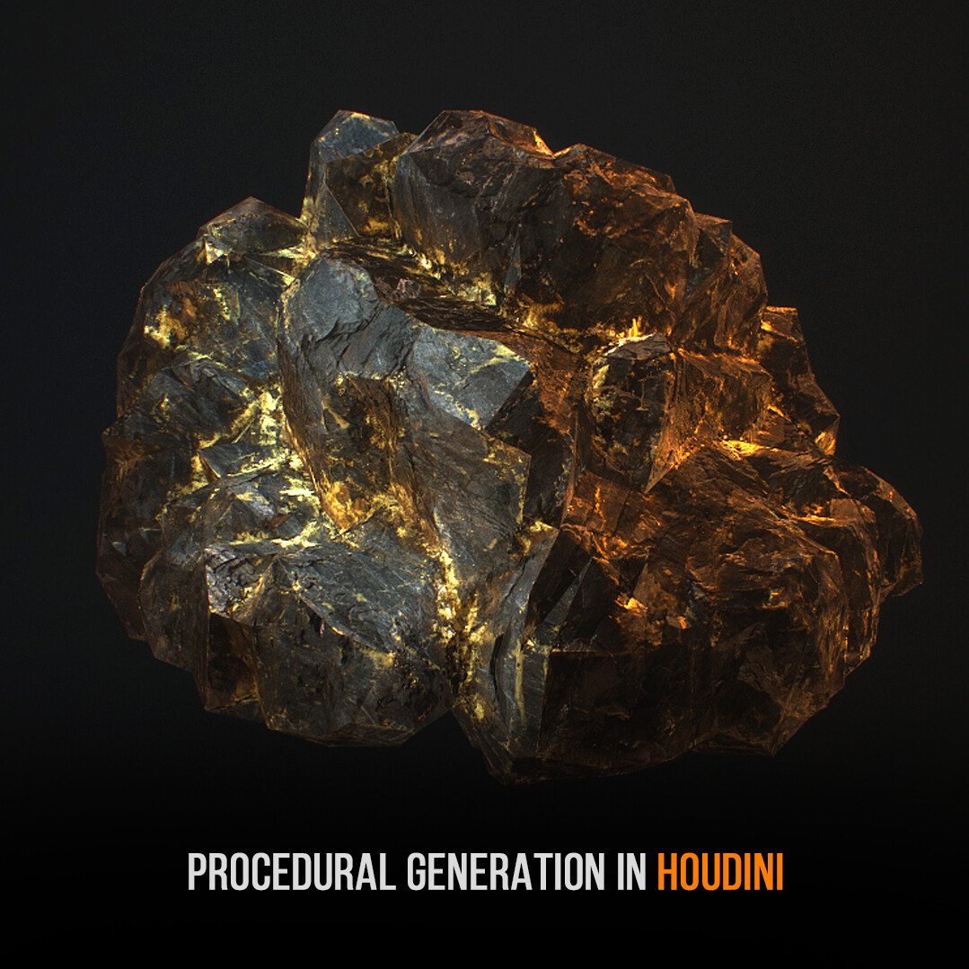 ArtStation - Houdini Proceddural Stones (Rocks) Generator
