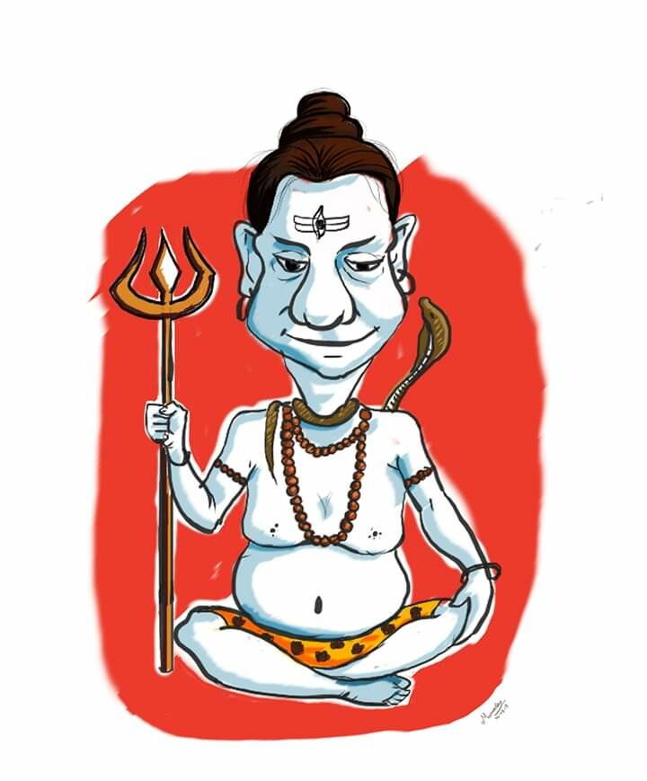 ArtStation - Hindu god shiba