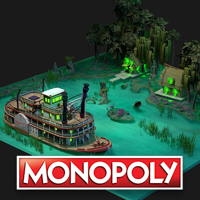 ArtStation - Monopoly: Swamp Graveyard