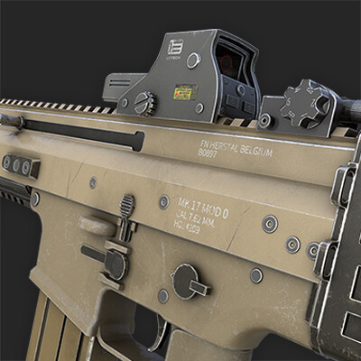 ArtStation - SCAR-H
