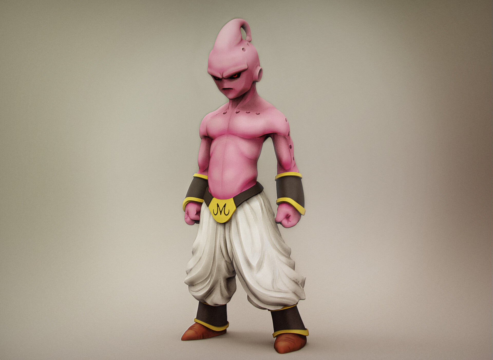 ArtStation - Buu Kid DBZ for printing