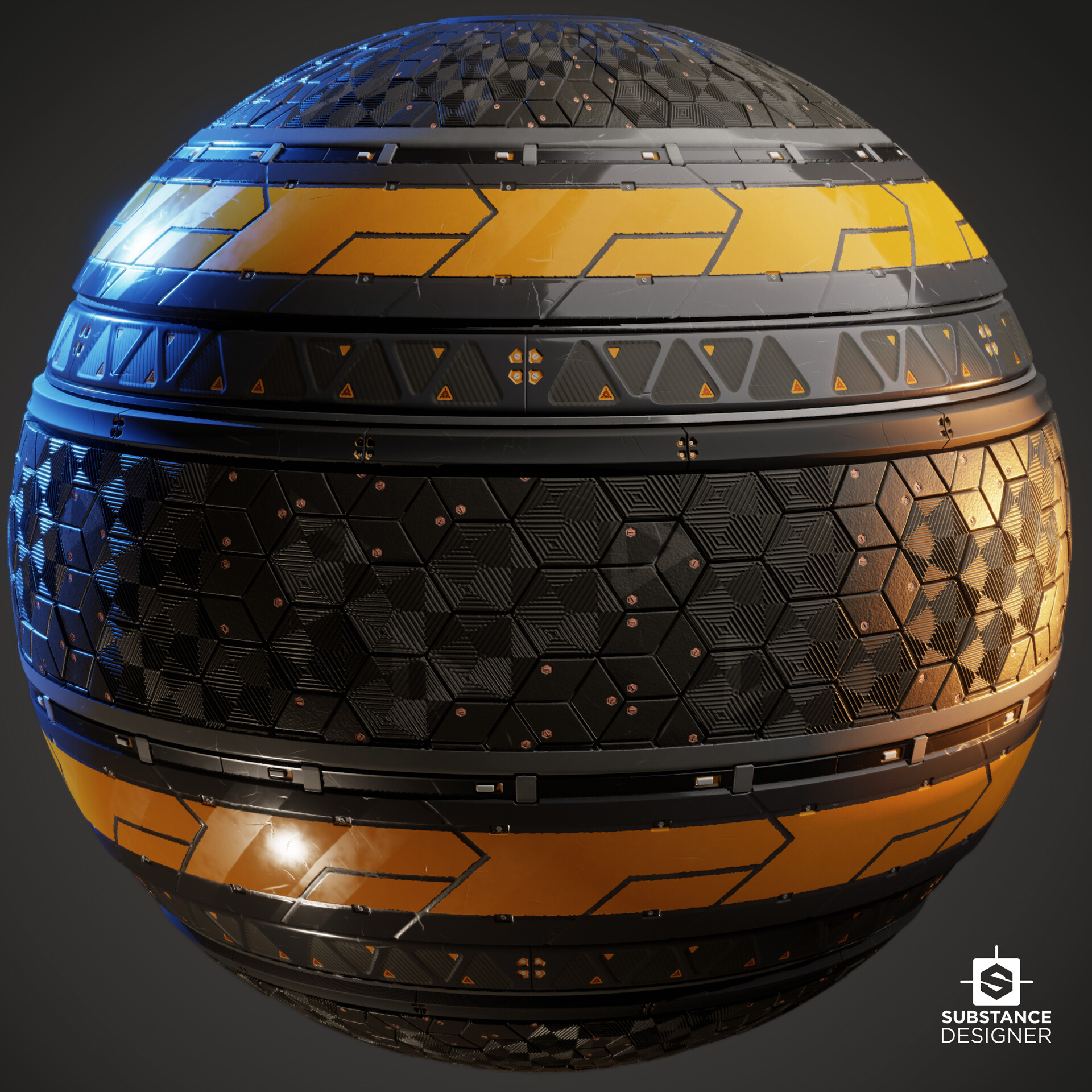 ArtStation - Sci-Fi Panel Material