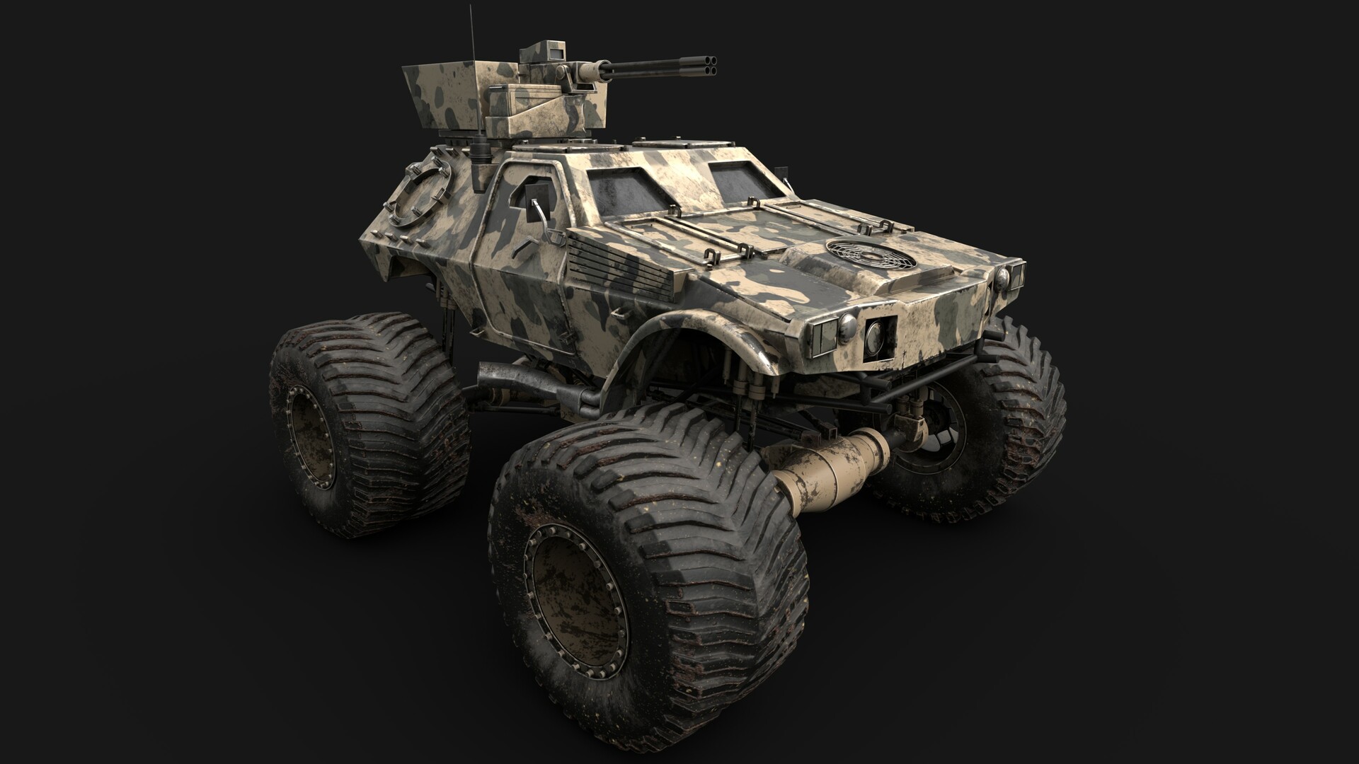 All Terrain Military Prototype Truck