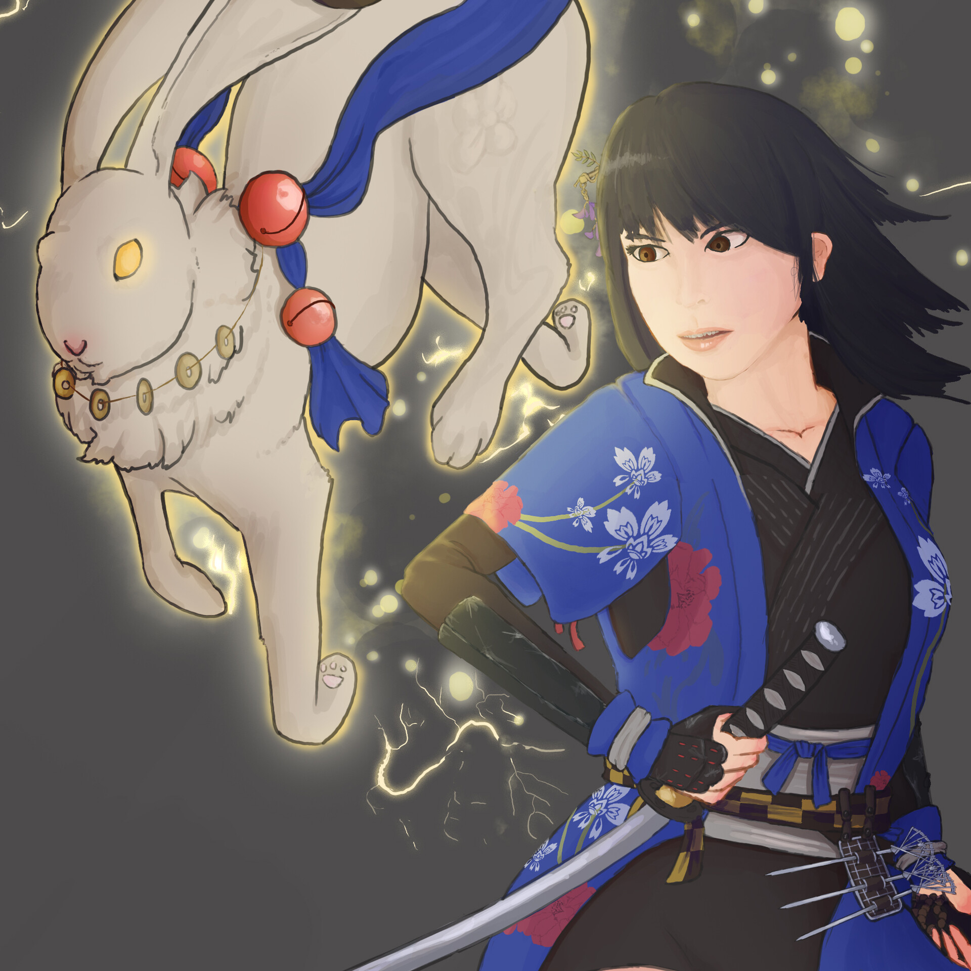 ArtStation - Okatsu & Gyokuto Fanart - Nioh