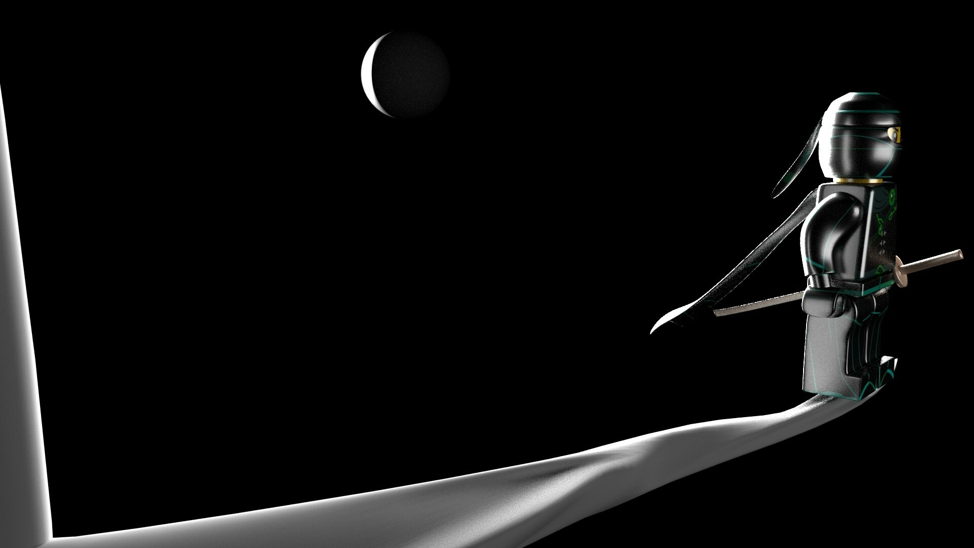 ArtStation - (First attempt with Maya) Lego Ninja Planning Next Move