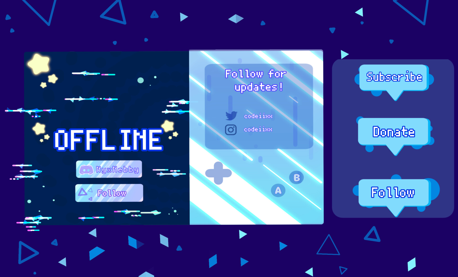 ArtStation - Mock-up Twitch Stream Layout