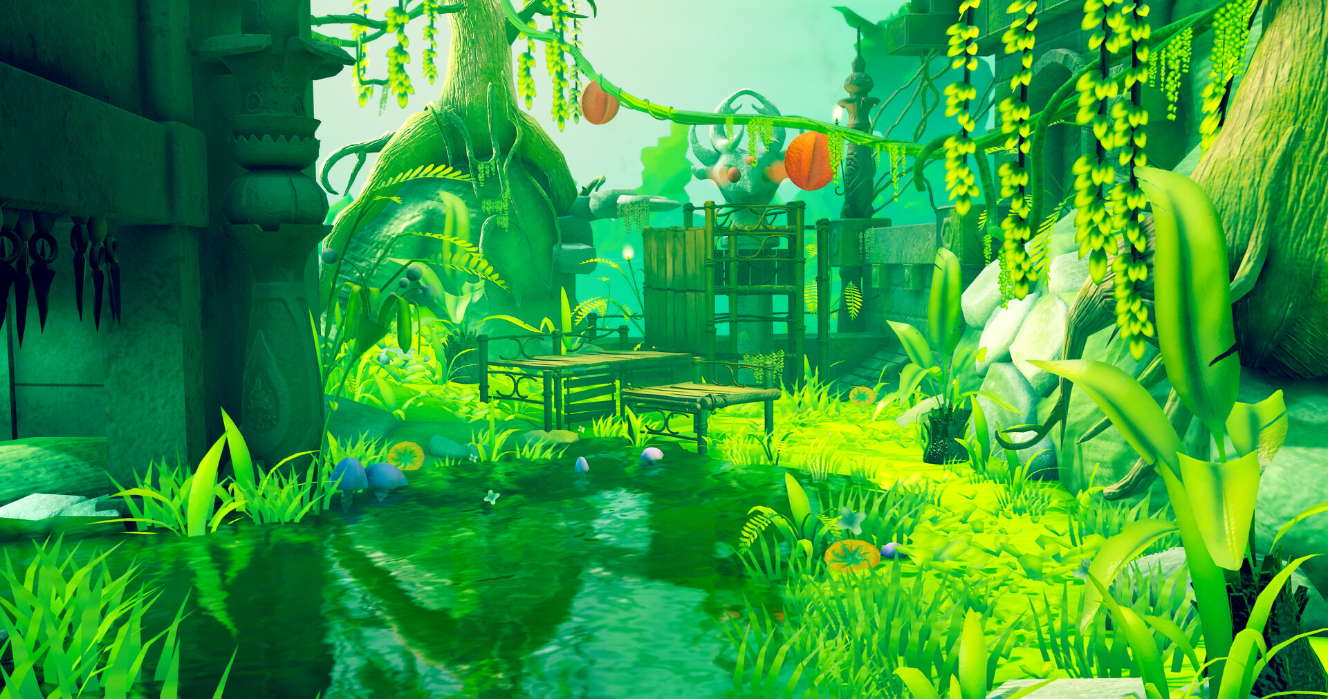 ArtStation - Jungle Video Game Environment Art