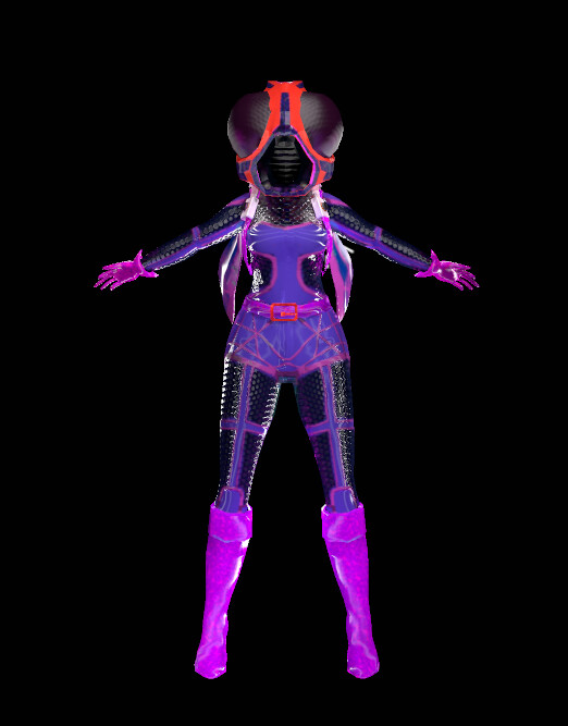 ArtStation - She Fly - Character Model