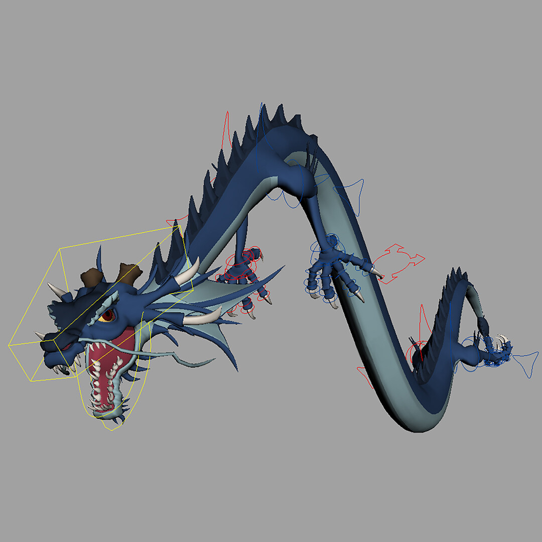 ArtStation - Eastern Dragon Rig