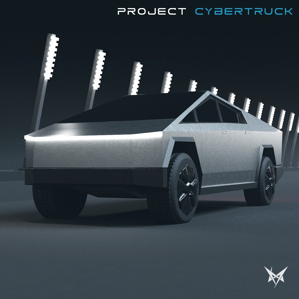 ArtStation - 3D Cybertruck by vksrox