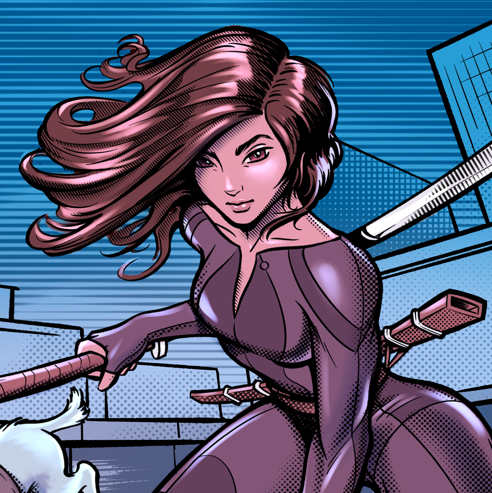 ArtStation - Neevy Varley, The Sharp Shadow