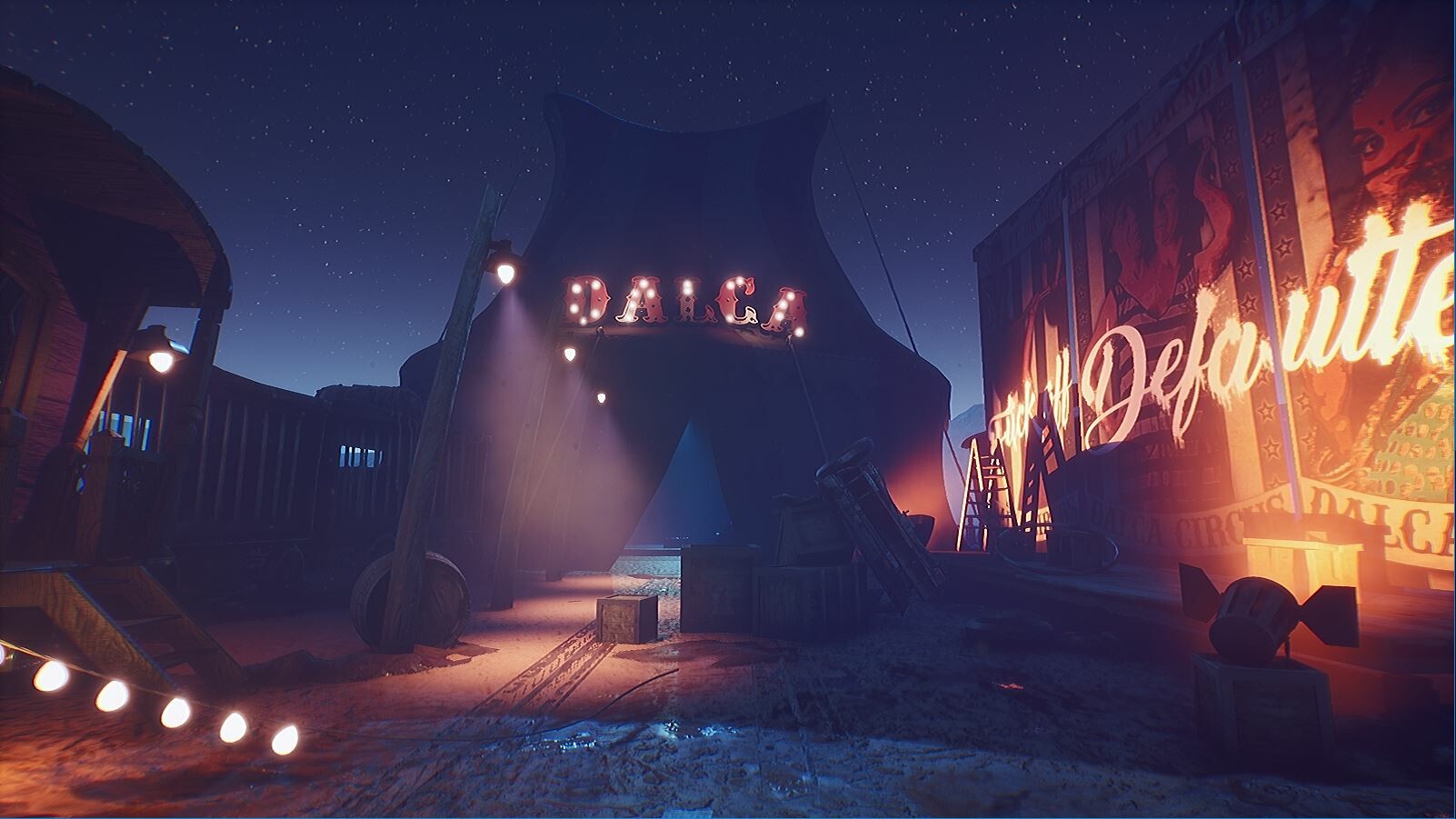ArtStation - Dalca Circus visual vertical slice