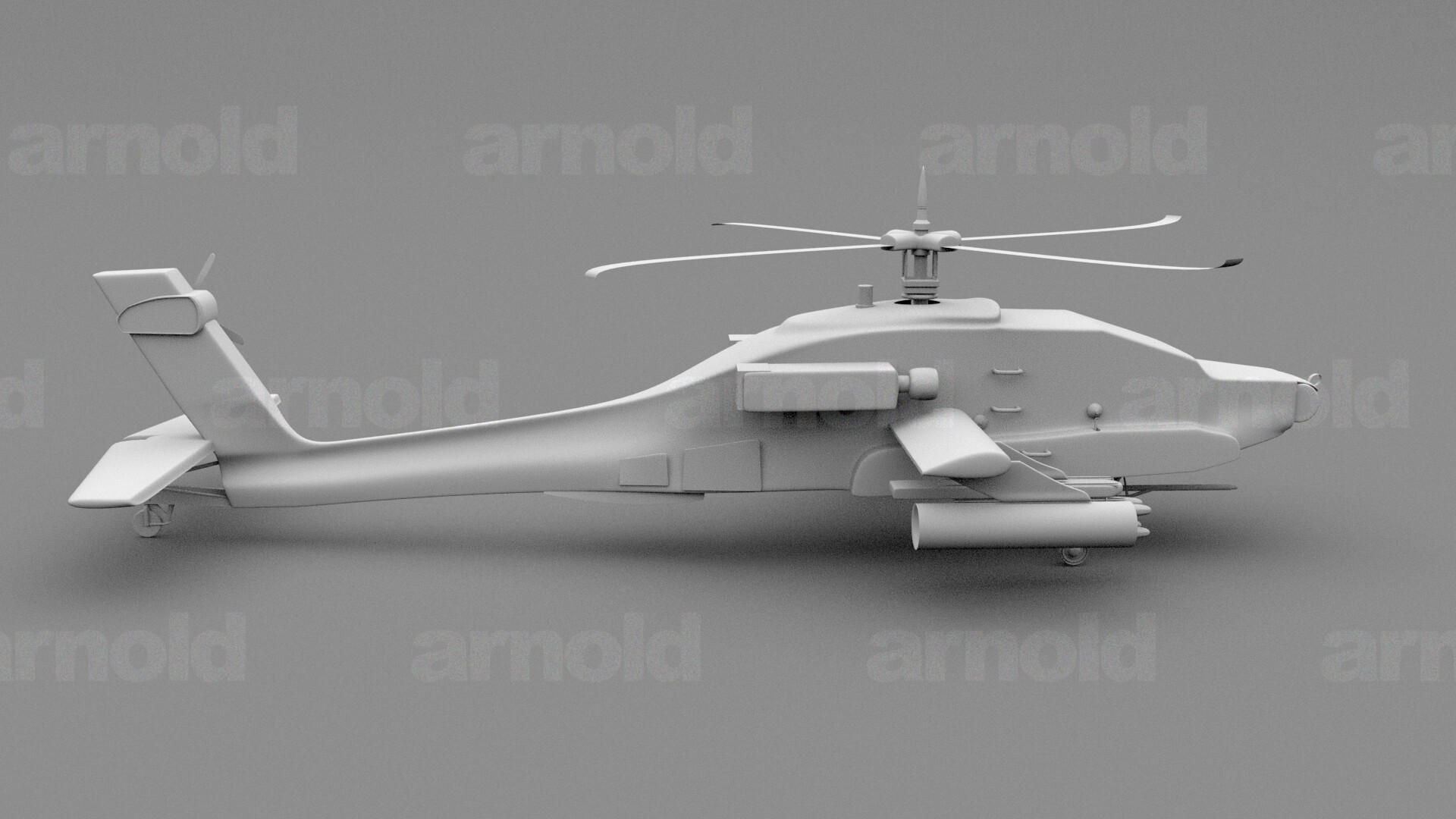 ArtStation - 3D Helicopter