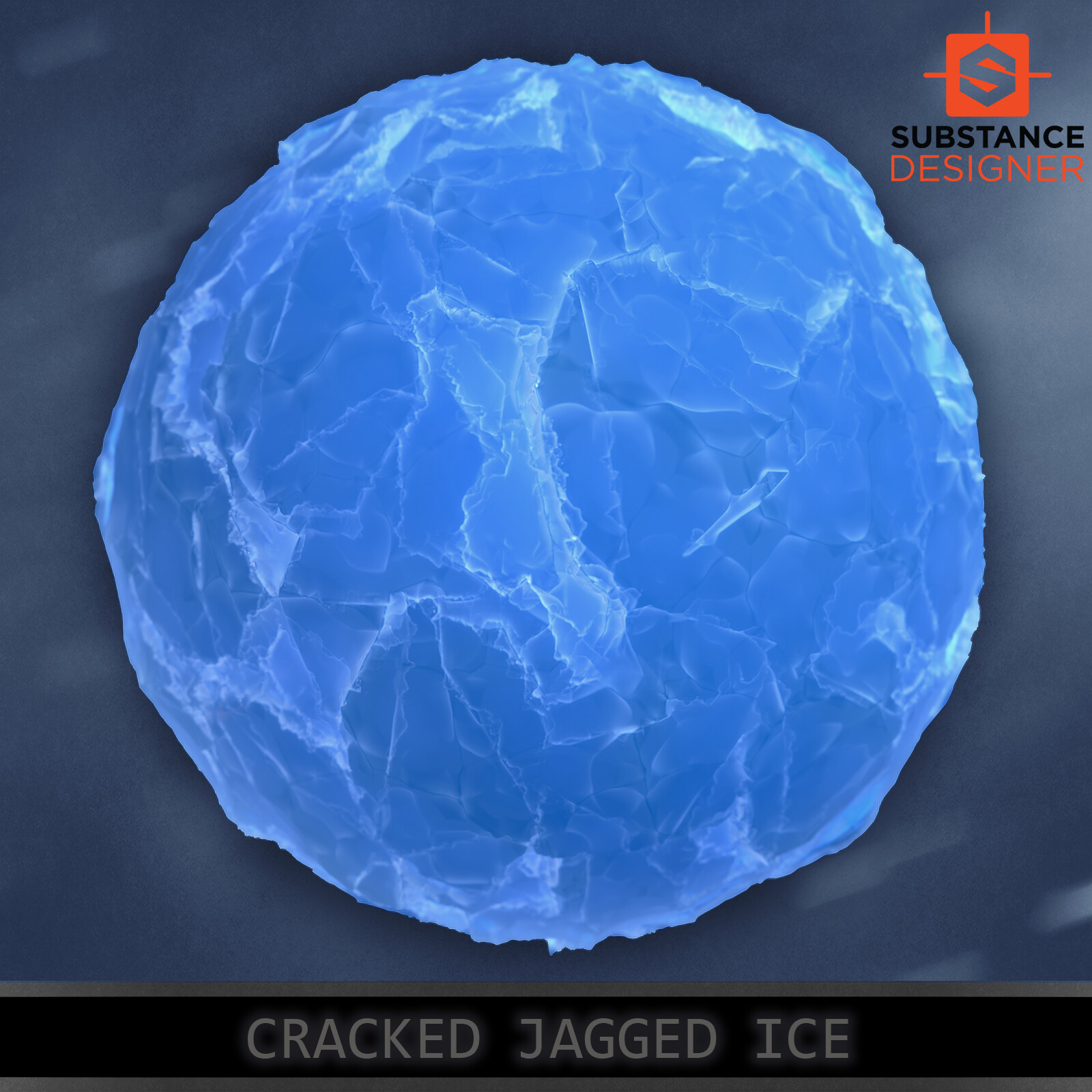ArtStation - Cracked Jagged Ice