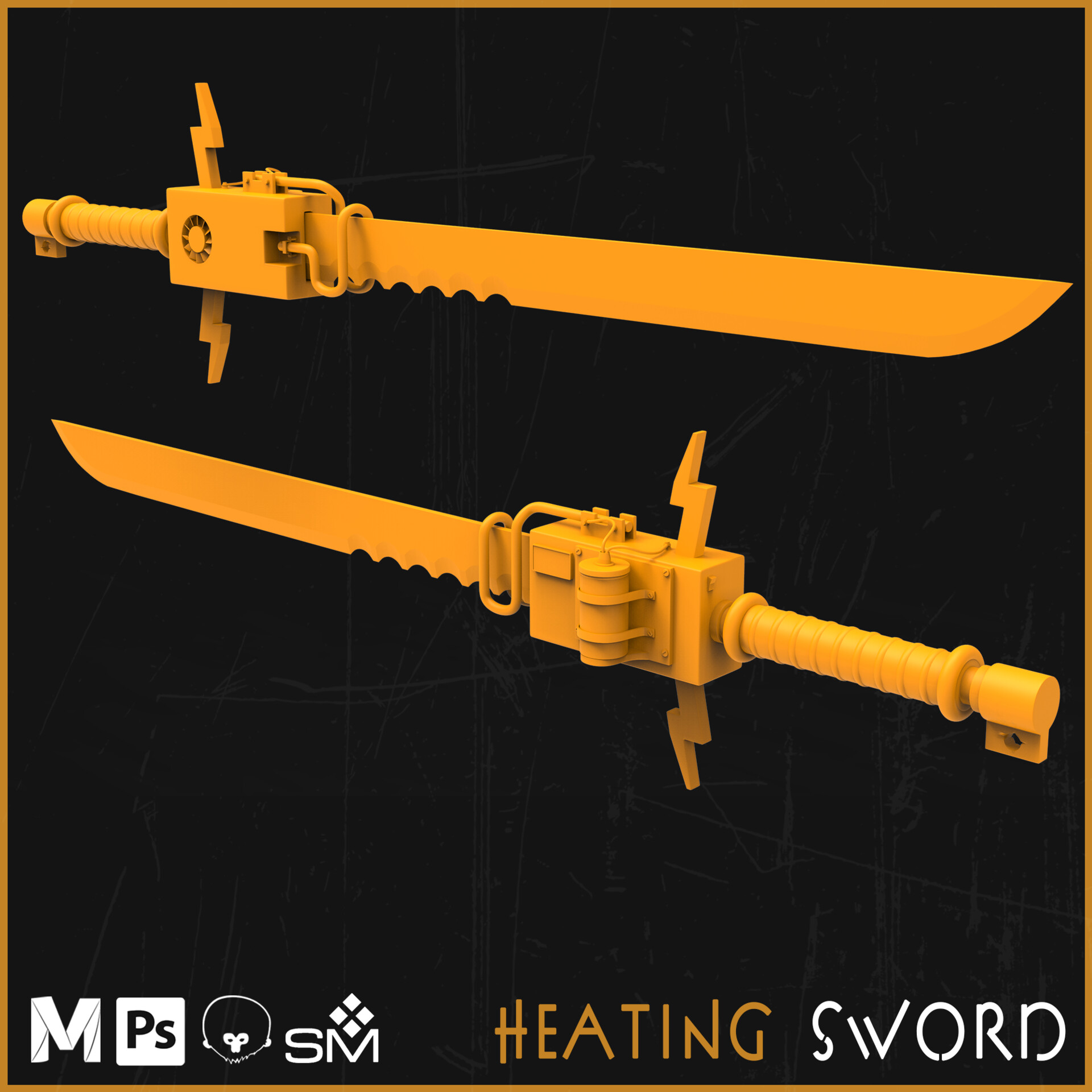 ArtStation - Heating Sword