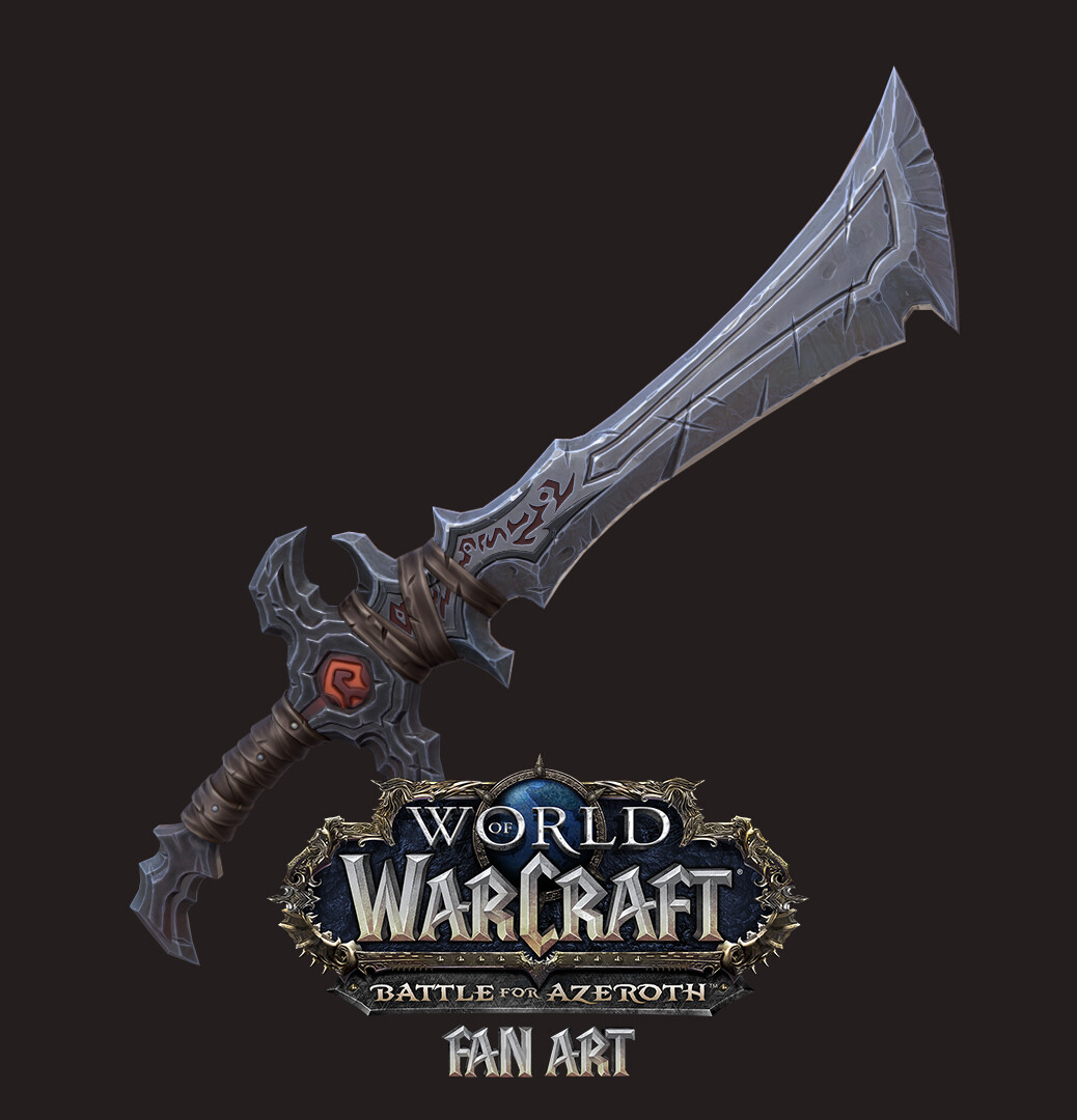 ArtStation - Weapon Sword / texturing practice