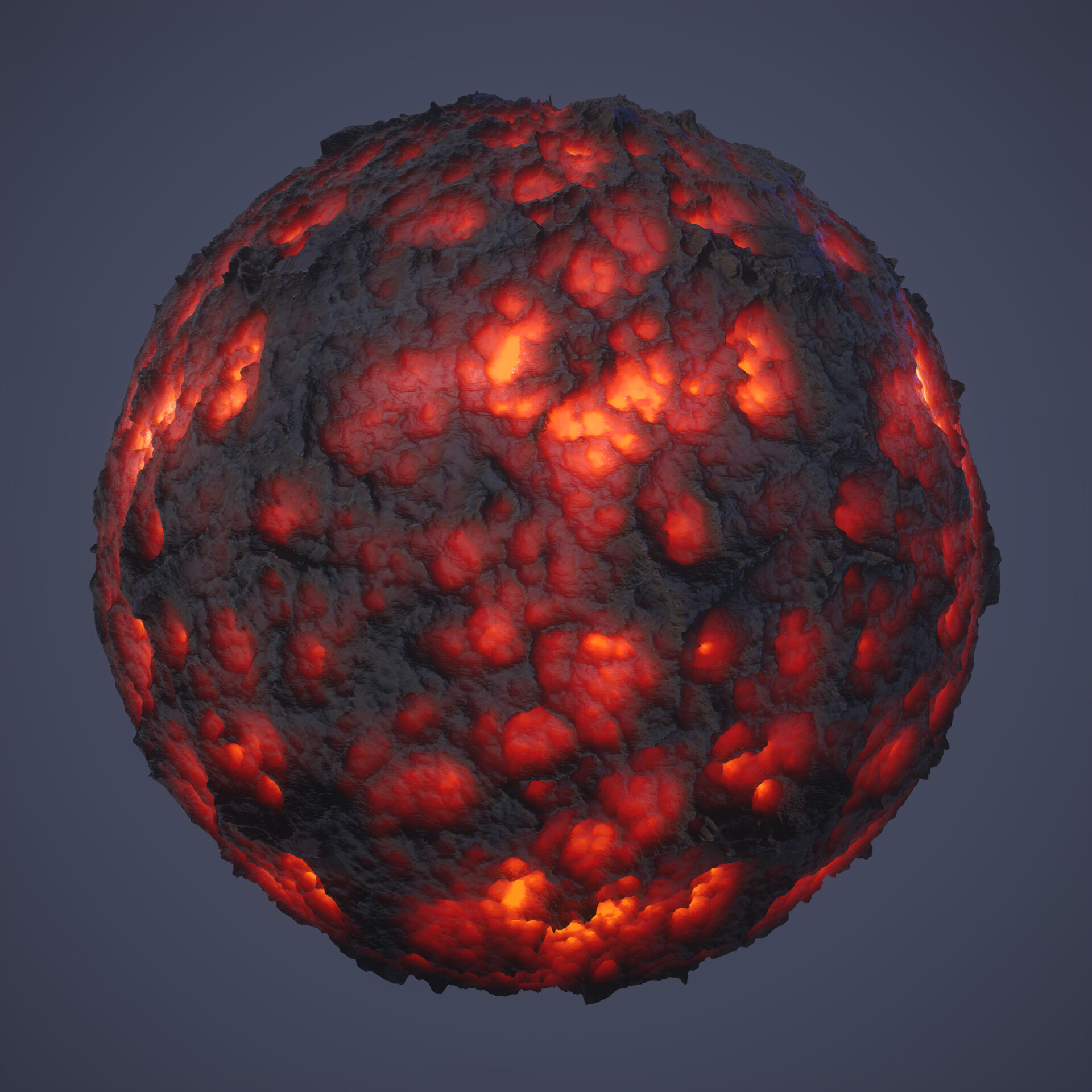 ArtStation - Demonic Lava Stone