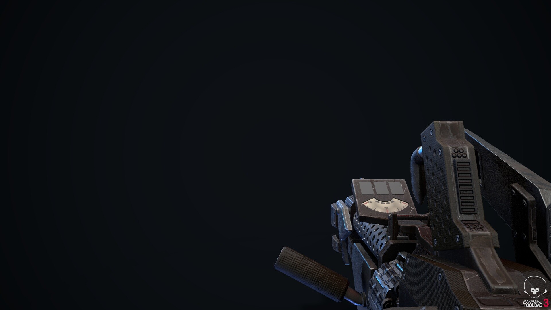 ArtStation - LS-150 Heavy Accelerated Charged Particle Repeater Gun