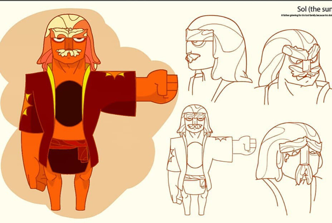 ArtStation - Sun character design