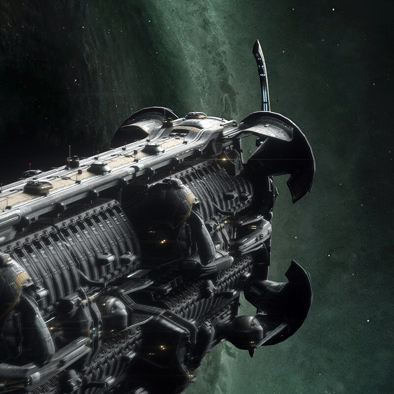 ArtStation - Large transport ship