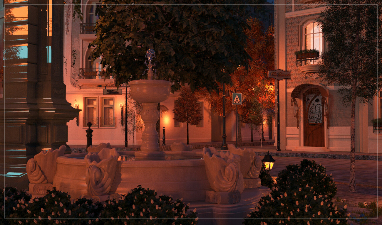 ArtStation - the square Scenes