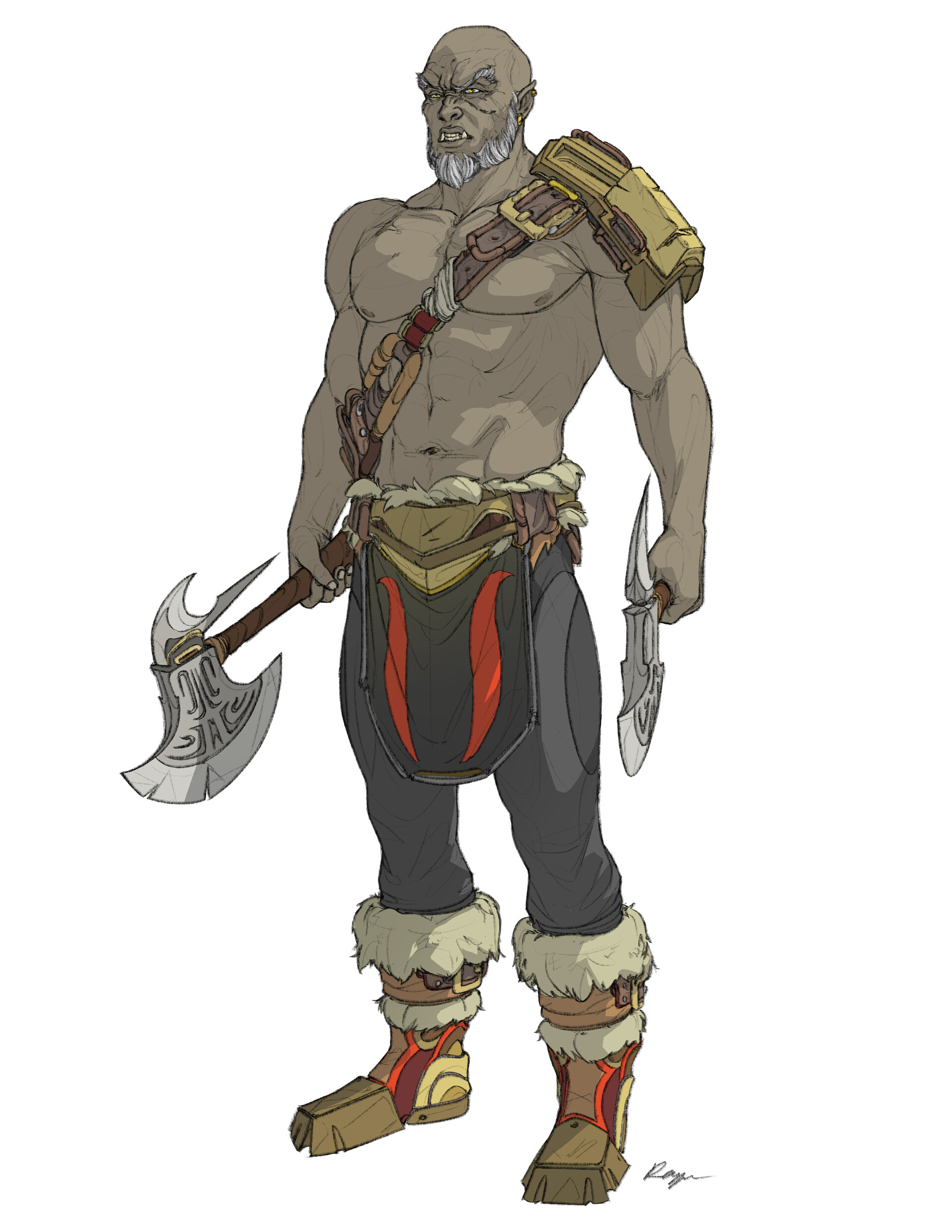 ArtStation - Warriors I - Concept Character