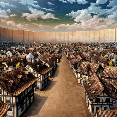 ArtStation - Attack on Titan Background