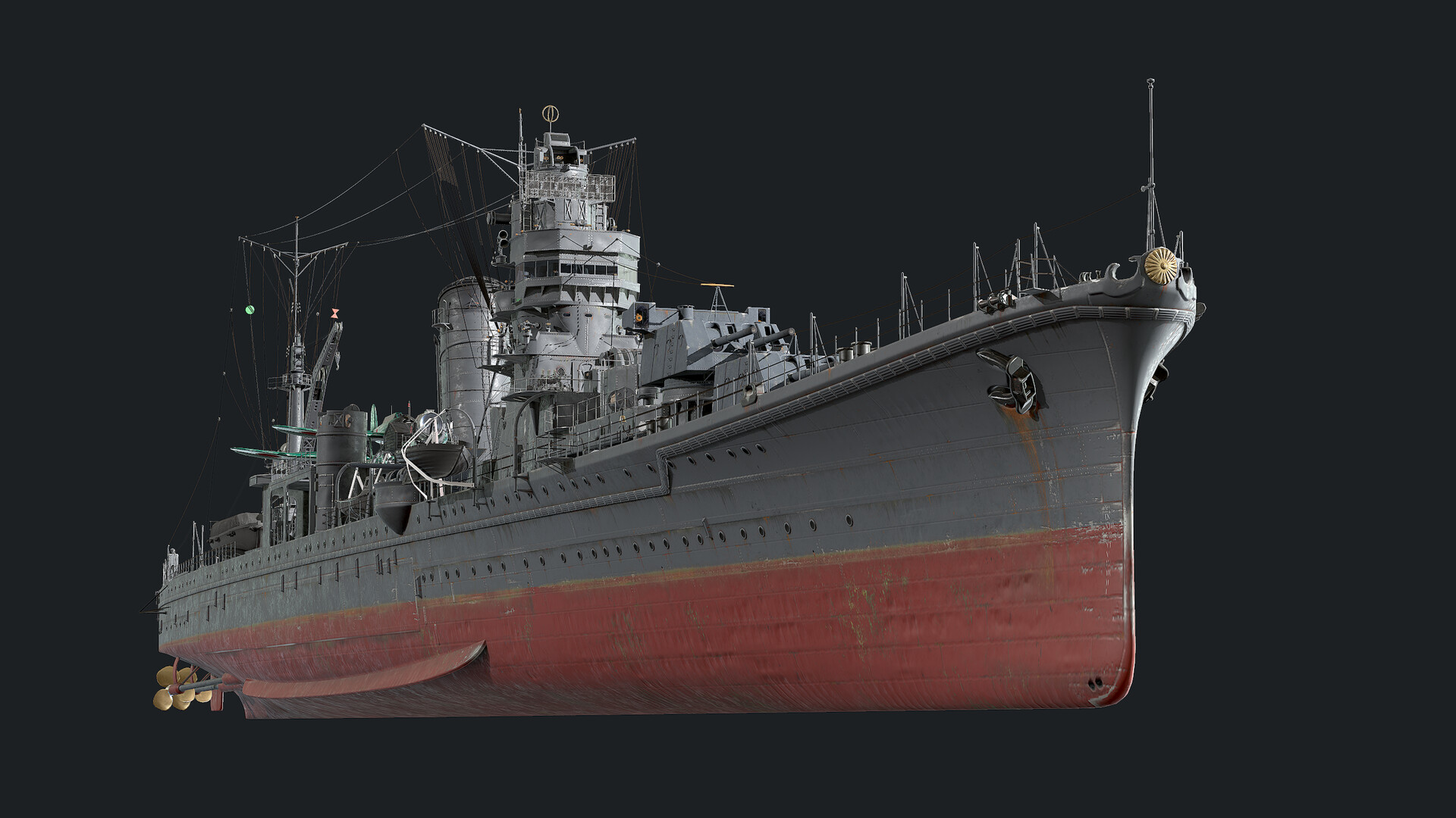 ArtStation - Agano light cruiser