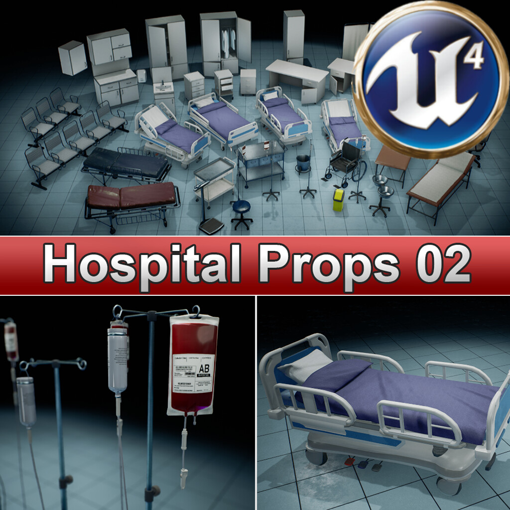 ArtStation - Hospital Props 02