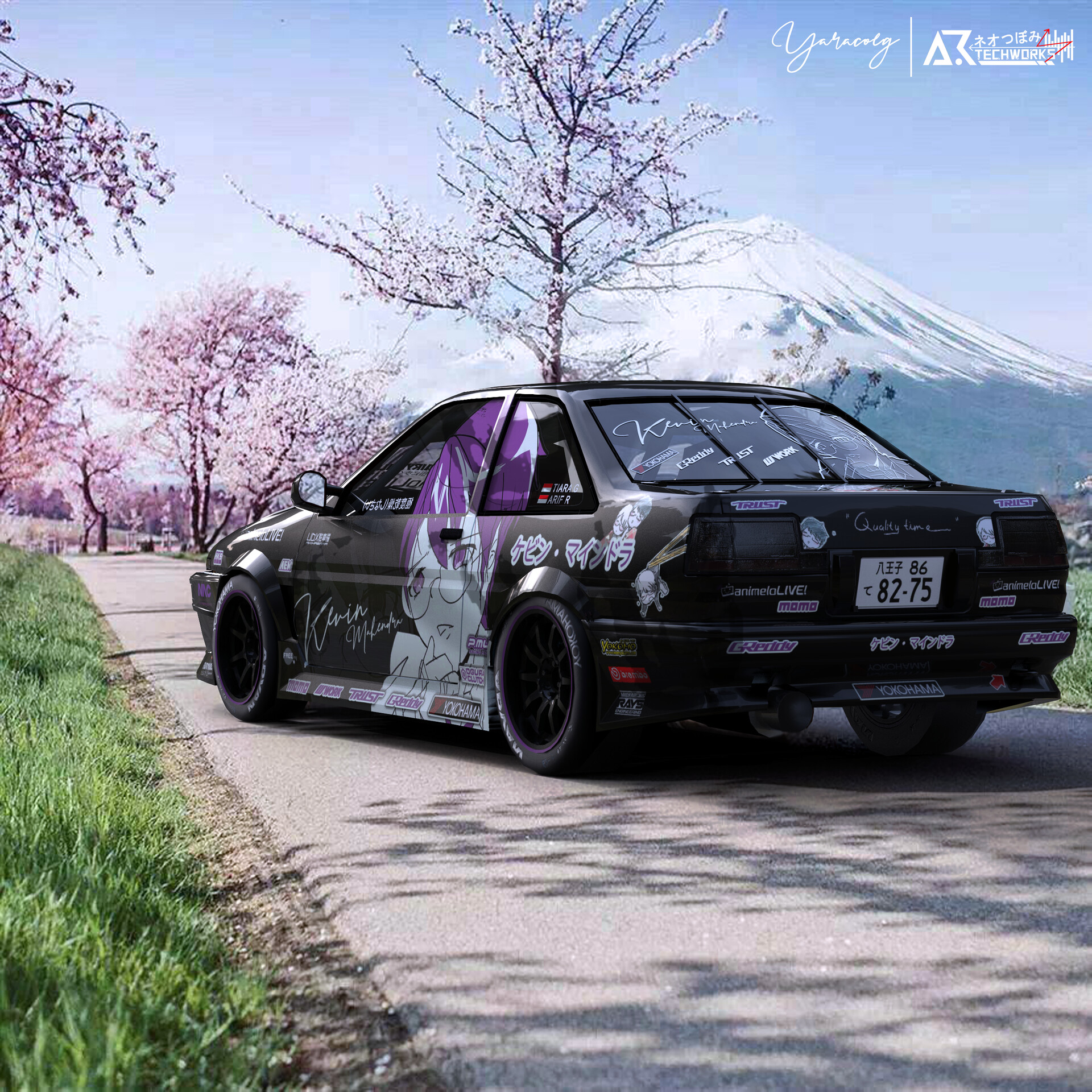 Arif Rahman - KEVIN // Toyota Sprinter Trueno D1GP