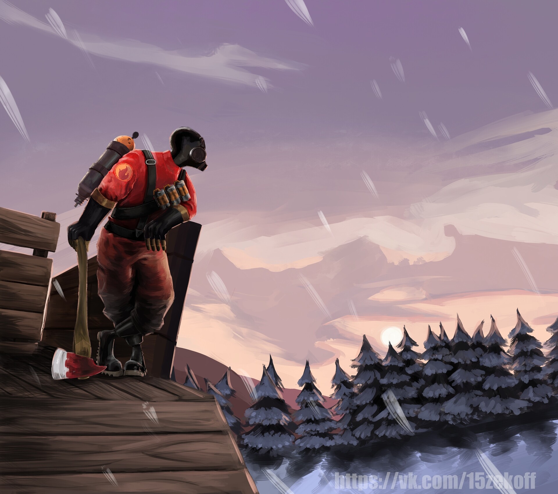 ArtStation - Pyro. Team fortress2