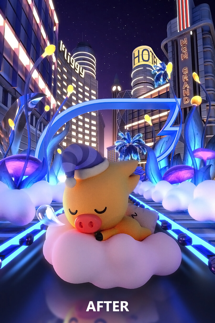 ArtStation - A Promo animation for Fliggy Travel 2019