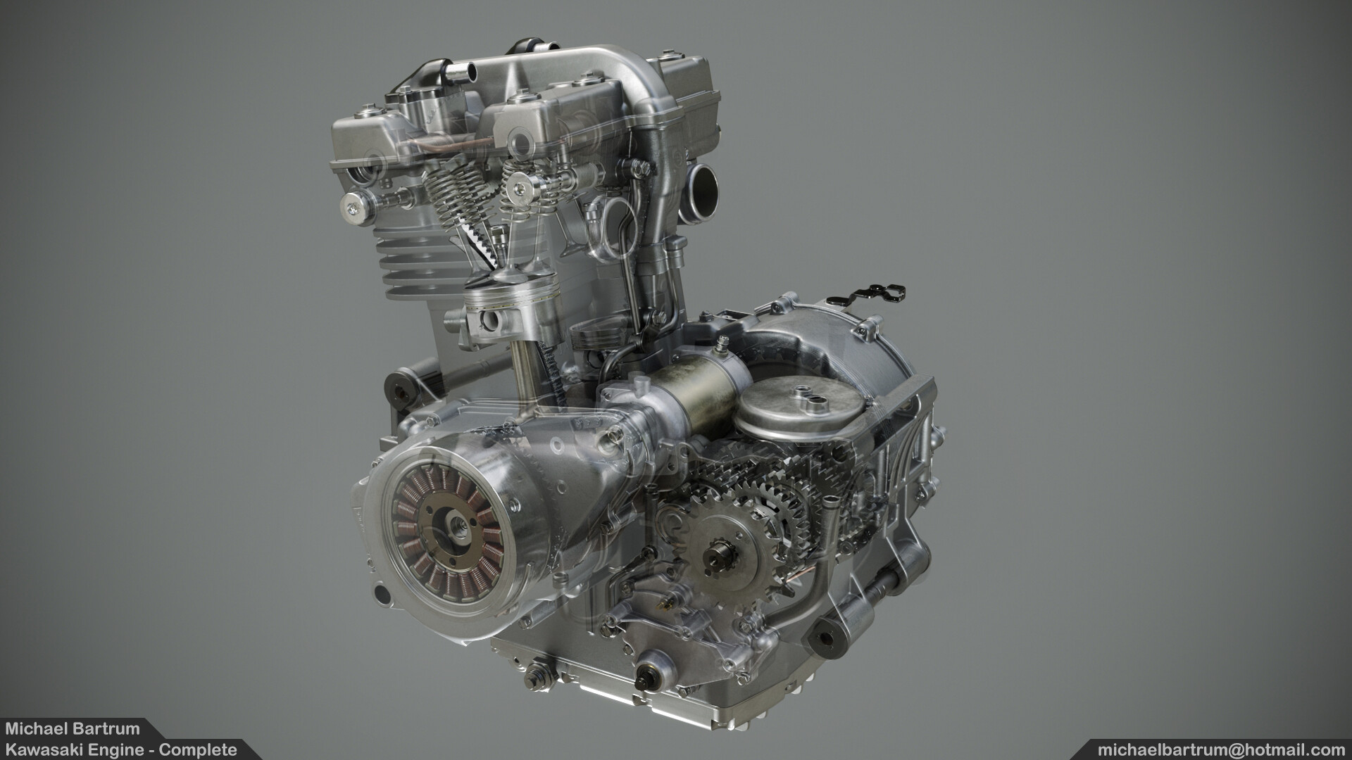 ArtStation - Real-Time Motorbike Engine