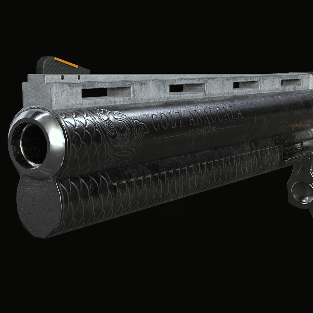 ArtStation - Colt Anaconda - 44 Magnum