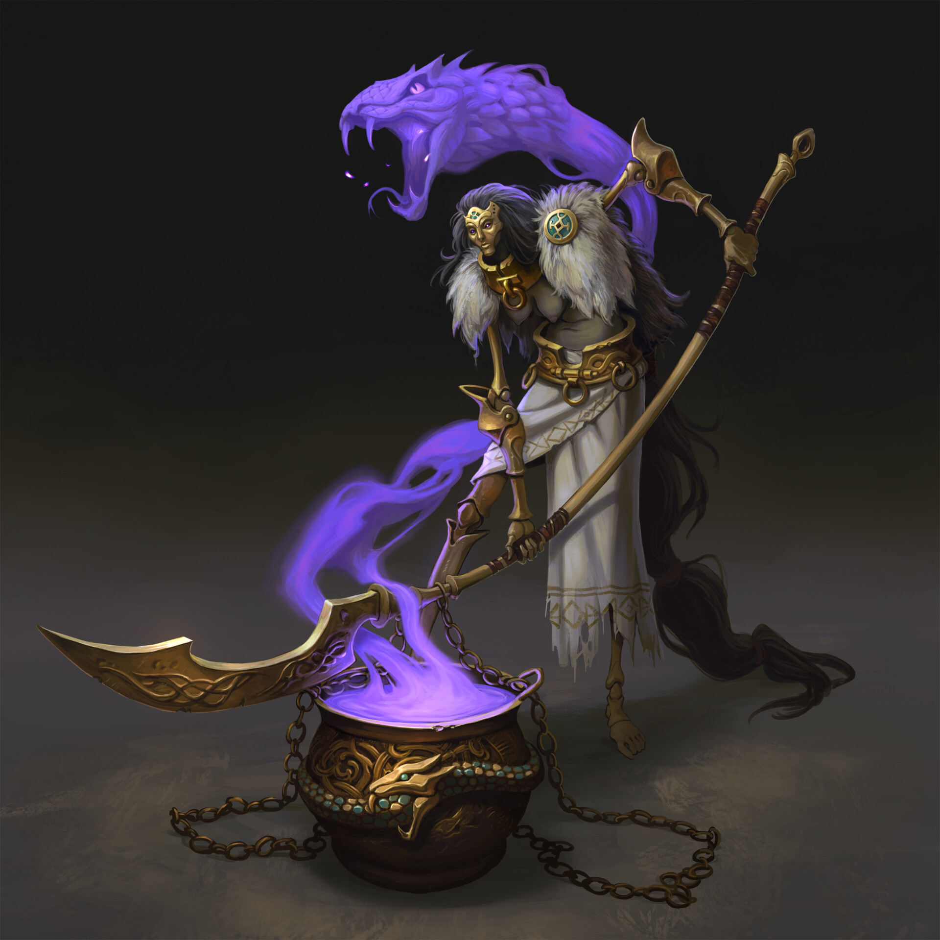 ArtStation - Heidr, The Golden Witch