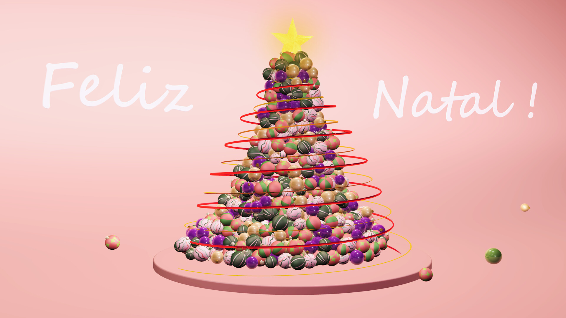 ArtStation - Merry Christmas - C4D Christmas Tree