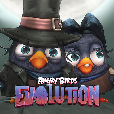 ArtStation - Angry Birds Evolution Halloween 2019